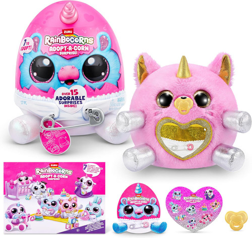 Adopt-A-Corn Cat Surprise Mystery Plush 15 Surprises Zuru Toys - ToyWiz