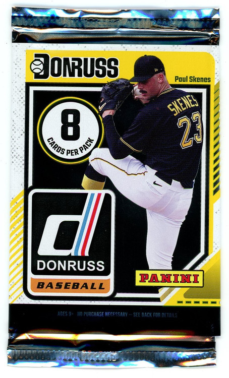 Baseball 2024 Donruss Baseball Trading Card HOBBY Pack 8 Cards Panini ...