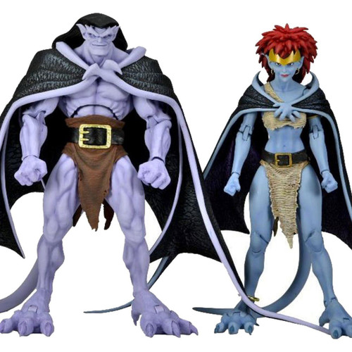 NECA Disney Gargoyles Goliath Demona 7 Action Figure 2-Pack Ultimate ...
