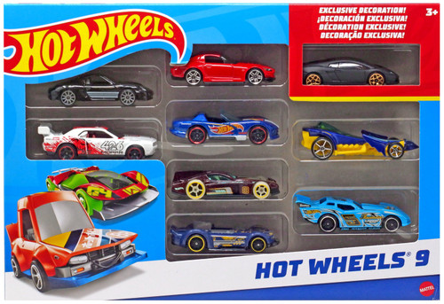 Hot Wheels Hot Wheels 9 164 Diecast Car 9-Pack 9 RANDOM Cars Mattel ...