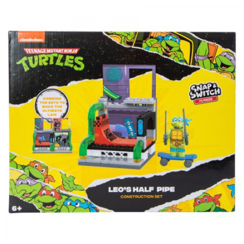Teenage Mutant Ninja Turtles Snap Switch Leos Half Pipe Construction ...