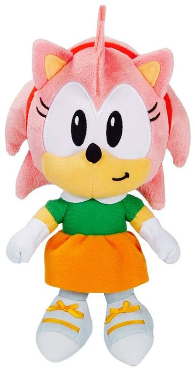 Sonic The Hedgehog Classic Amy 9 Basic Plush Jakks Pacific - ToyWiz