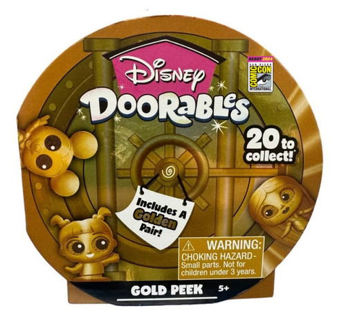Disney Doorables Gold Vault Peek Exclusive 1.5 Mystery 2-Pack 2 Golden ...