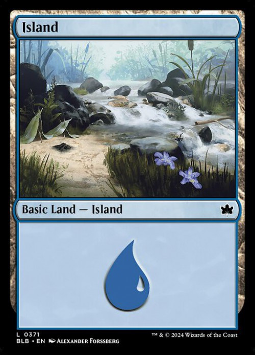 Magic The Gathering Bloomburrow Single Card Common Island 371 Deck Land ...