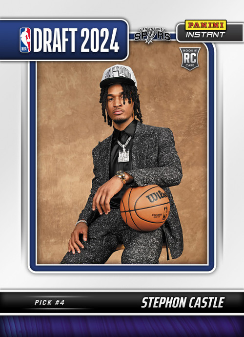 NBA 2024-25 Instant Draft Night Basketball Single Card Stephon Castle 5 Rookie, Pick 4 - ToyWiz