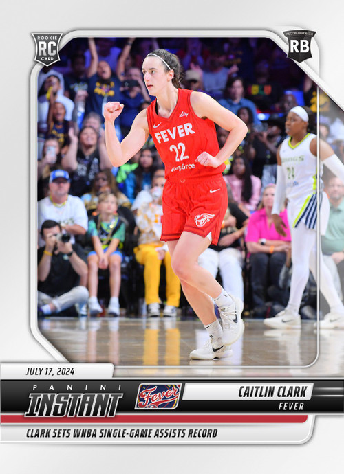 Wnba Indiana Fever 2024 Instant Basketball Single Card Caitlin Clark