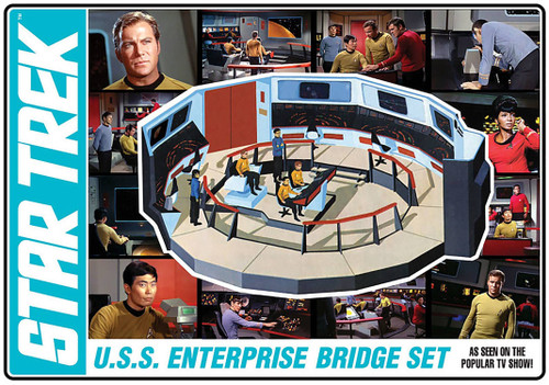 Star Trek The Original Series Enterprise Bridge 132 Model Kit AMT ERTL ...