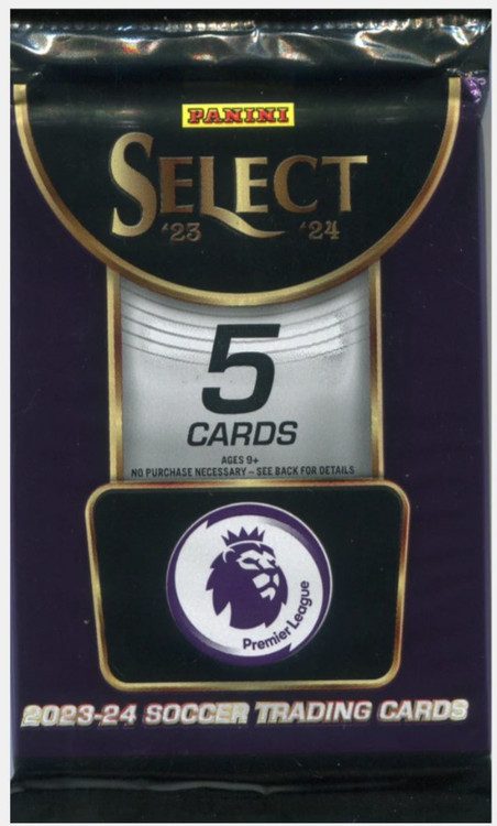 Soccer Select 2023-24 EPL Trading Card HOBBY Pack 5 Cards Panini - ToyWiz