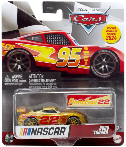 Disney Pixar Cars Cars 3 NASCAR Gogo Logano 155 Diecast Car 2024 Mattel ...