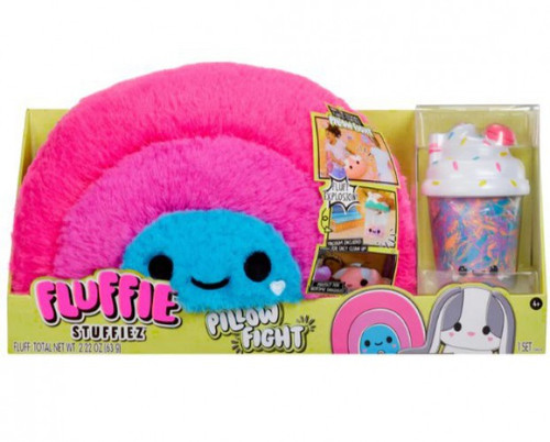 Fluffie Stuffiez Pillow Fight Rainbow Figure MGA Entertainment - ToyWiz