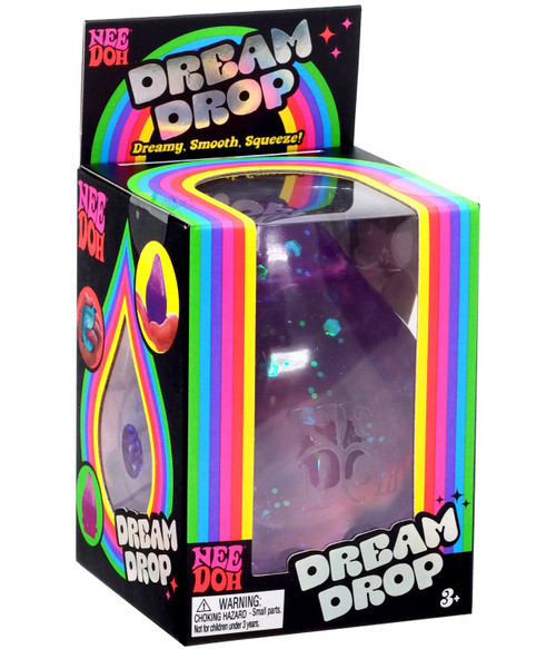 NeeDoh The Groovy Glob Dream Drop PURPLE Stress Ball Schylling - ToyWiz