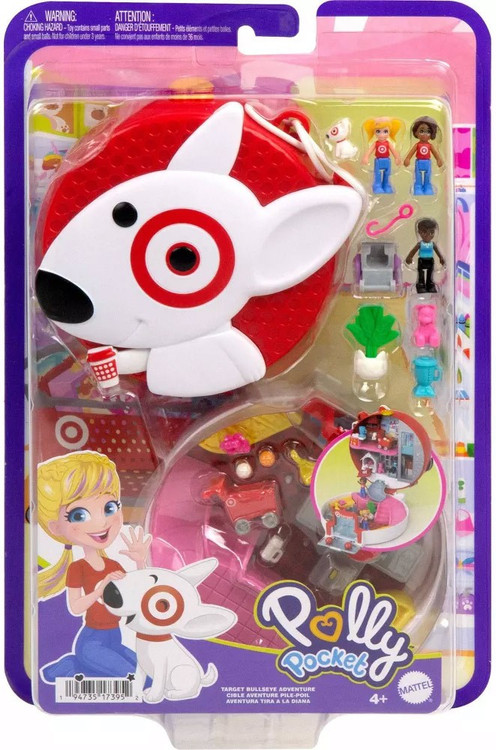 Polly Pocket Compact Target Bullseye Adventure Exclusive Playset Mattel ...