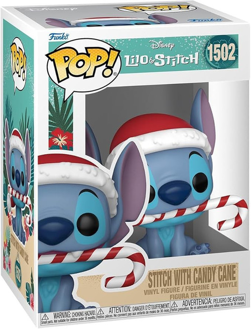 Funko Disney Lilo Stitch POP Disney Stitch Vinyl Figure 1502 Holiday ...