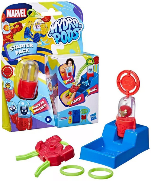 Hydro Pods Marvel Starter Pack Hasbro - ToyWiz