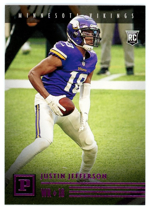 NFL 2020 Panini Chronicles Single Card Pink Justin Jefferson PA-23 ...