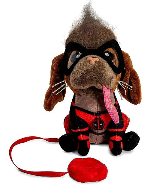 Marvel Deadpool Wolverine Phunny Dogpool 4.5 Shoulder Plush Kidrobot ...