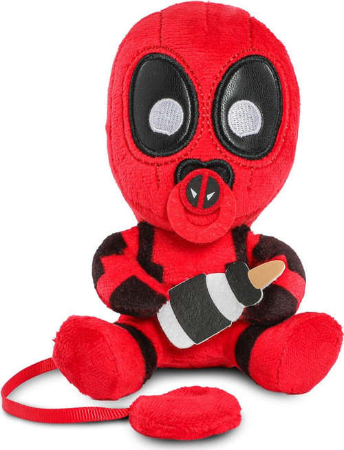 Marvel Deadpool Wolverine Phunny Babypool 6 Shoulder Plush Kidrobot ...