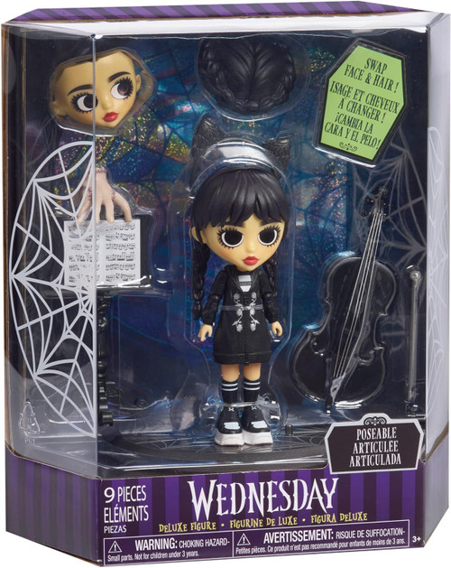 The Addams Family Wednesday Wednesday 6 Deluxe Poseable Articulated ...