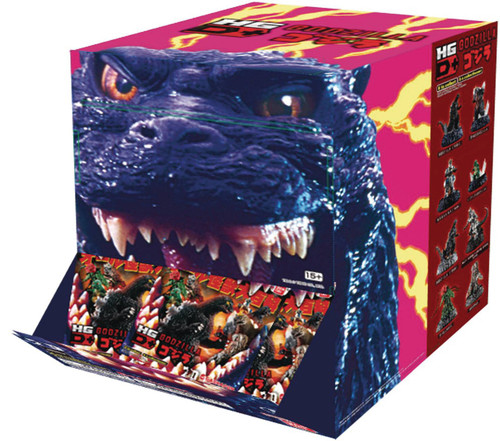 Godzilla Godzilla HG Series 1 Mini Figure 2 Mystery Box 24 Packs Bandai ...
