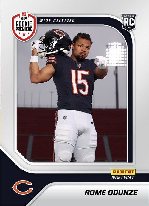 NFL 2024 Instant RPS First Look Football Single Card Rome Odunze RPSFL ...