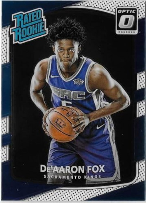 NBA 2017 Optic Basketball Single Card DeAaron Fox 196 Rated Rookie - ToyWiz