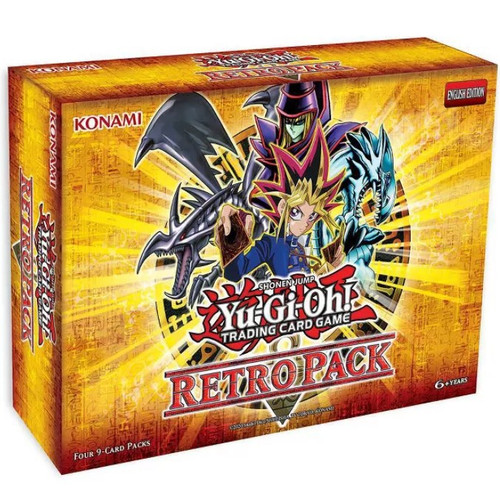 YuGiOh Retro Pack Booster Box 4 Packs Konami - ToyWiz