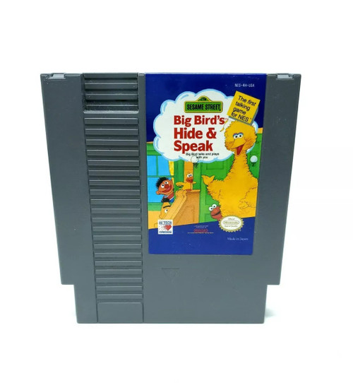 Nintendo NES Big Birds Hide Speak Video Game NO BOX - ToyWiz