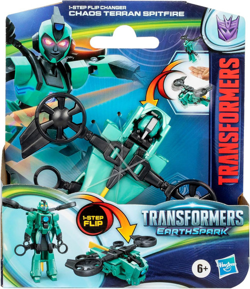 Transformers Earthspark 1 Step Flip Changer Chaos Terran Spitfire ...