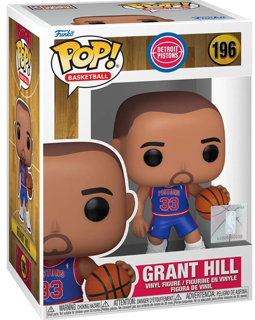Funko NBA Detroit Pistons POP NBA Grant Hill Vinyl Figure 196 Rookie ...