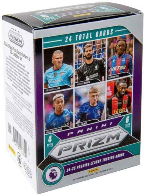 Premier League Prizm 2024-25 Soccer Trading Card BLASTER Box 6 Packs ...