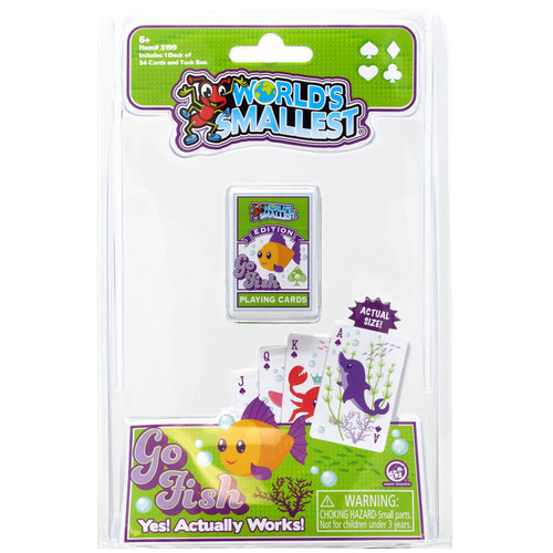 Worlds Smallest Go Fish Game Super Impulse - ToyWiz
