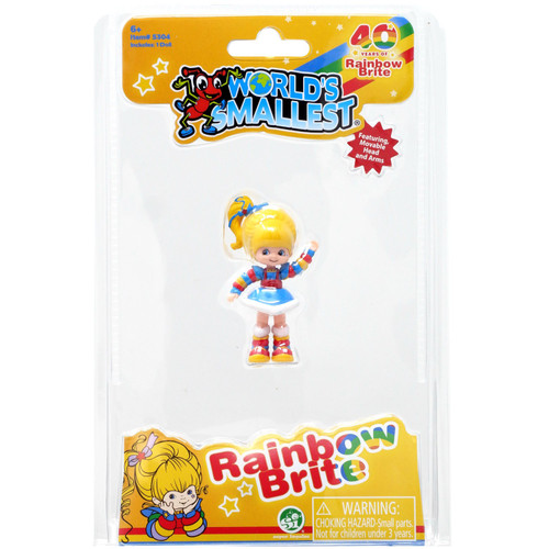 Worlds Smallest Rainbow Brite 40th Anniversary Rainbow Brite 1.25 Micro ...