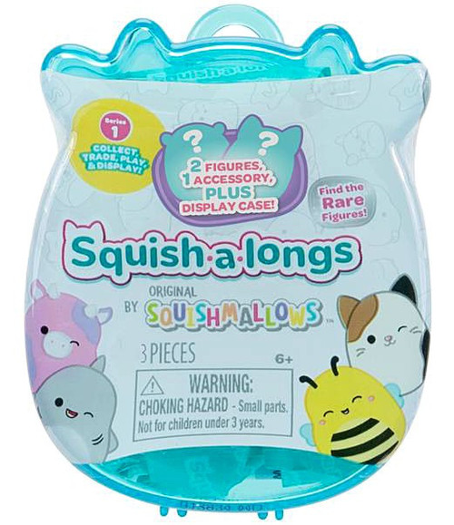 Squishmallows Squish-a-Longs Series 1 Mini Figure Mystery Pack 2 RANDOM ...