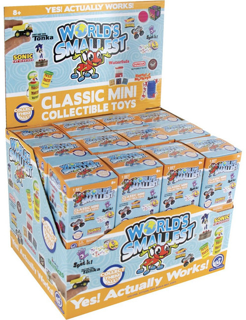 Worlds Smallest Classic Mini Toys Series 8 Mystery Box 24 Packs Super ...