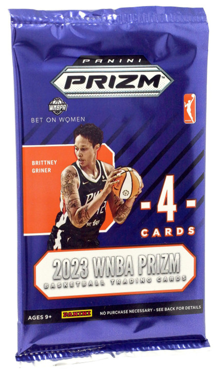 WNBA Panini 2023 Prizm Basketball Trading Card BLASTER Pack 4 Cards ...