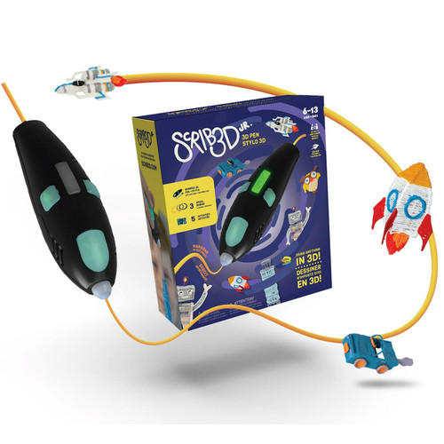 Scrib3D Scrib3D Jr. 3D Pen WobbleWorks - ToyWiz