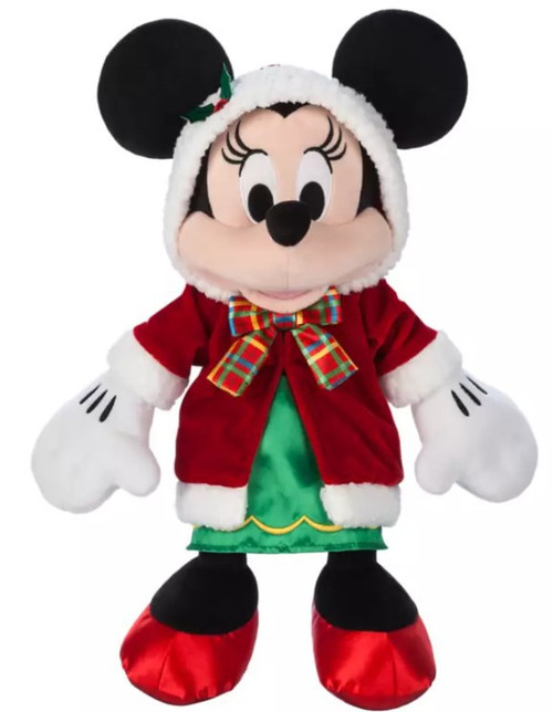Disney 2024 Holiday Minnie Mouse Exclusive 16 Plush Furry-Trimmed ...