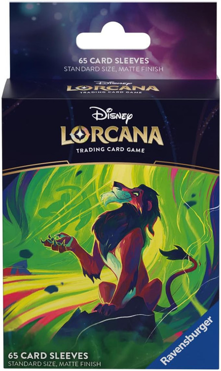 Disney Lorcana Trading Card Game Azurite Sea Scar Card Sleeves 65 ...