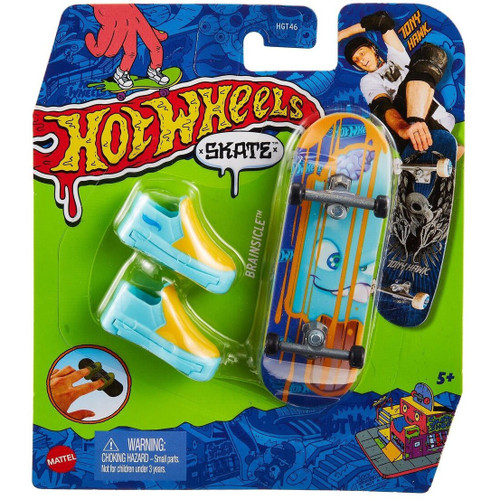 Hot Wheels Skate Tony Hawk Brainsicle Mini Skateboard Mattel Toys - ToyWiz