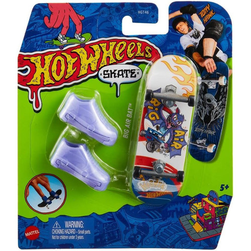 Hot Wheels Skate Tony Hawk Big Air Bat Mini Skateboard Mattel Toys - ToyWiz