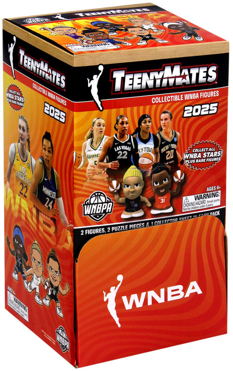WNBA TeenyMates 2025 Womens Basketball Mystery Box 32 Packs Party ...