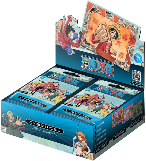 One Piece Series 1 Trading Card Box 20 Packs Cybercel - ToyWiz