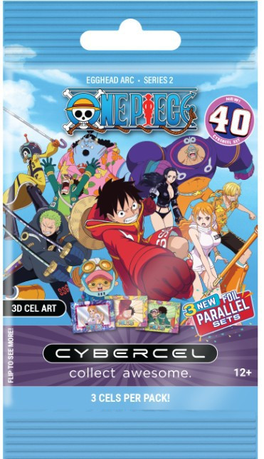 One Piece Series 2 Egghead Arc Trading Card Pack 3 Cels Cybercel - ToyWiz