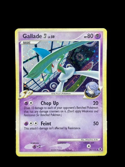 Pokemon Platinum Rising Rivals Single Card Holo Rare Gallade 20 Deck ...