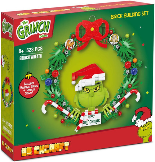 Dr. Seuss The Grinch Grinch Wreath Brick Building Set Compatible with ...