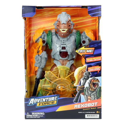 Adventure Force Rexobot Combat Robot Exclusive 13 Action Figure Walmart ...