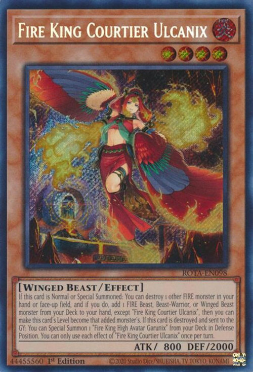 YuGiOh Trading Card Game Rage of the Abyss Single Card Secret Rare Fire ...