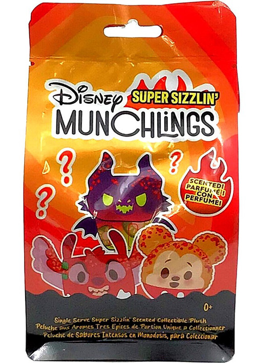 Disney Munchlings Super Sizzlin Mystery Plush Pack 1 RANDOM Scented ...