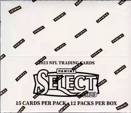 NFL Panini 2023 Select Football Trading Card VALUE Box 12 FAT Packs ...