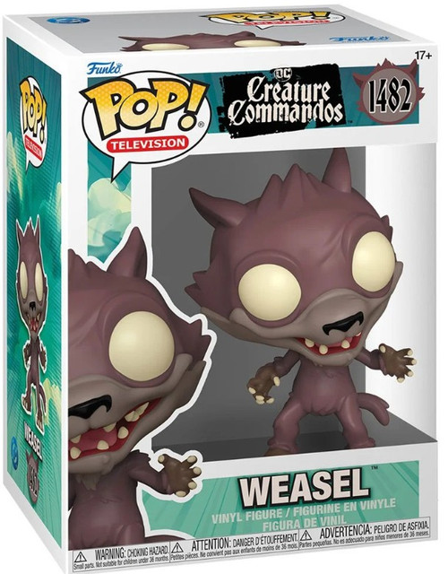 Funko DC Creature Commandos POP Television Weasel Vinyl Figure 1482 ...